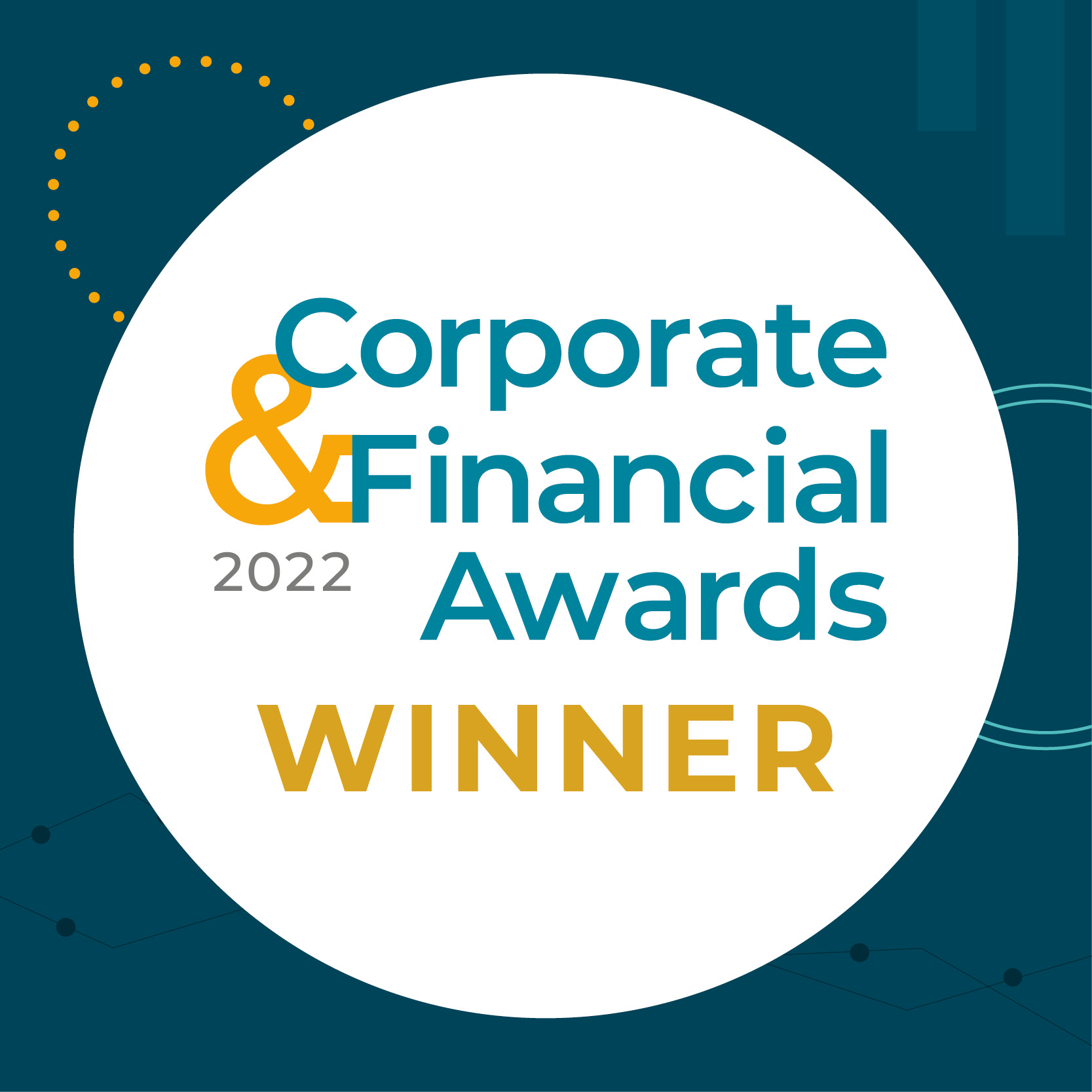 SMS wins Gold prize at Corporate & Financial Awards 2022 | SMS